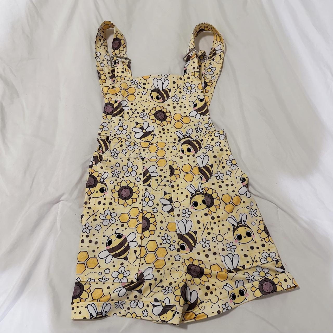 XS brand new bee Overalls romper from ODU #ODU... - Depop