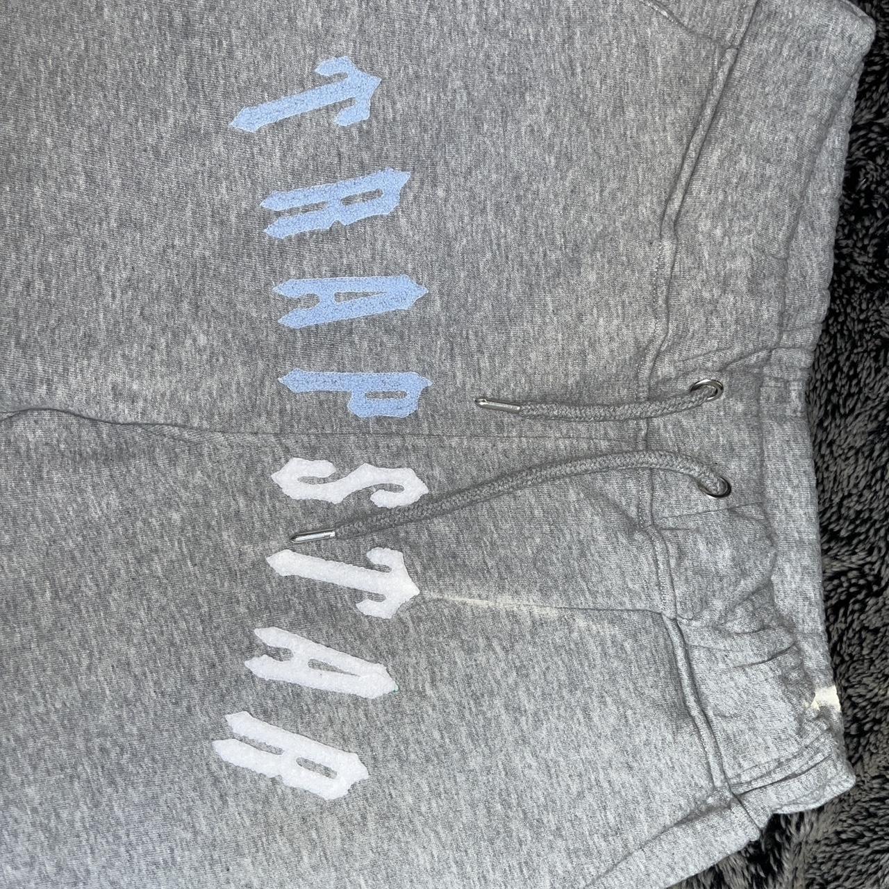 Grey and blue trapstar short and top set New -... - Depop