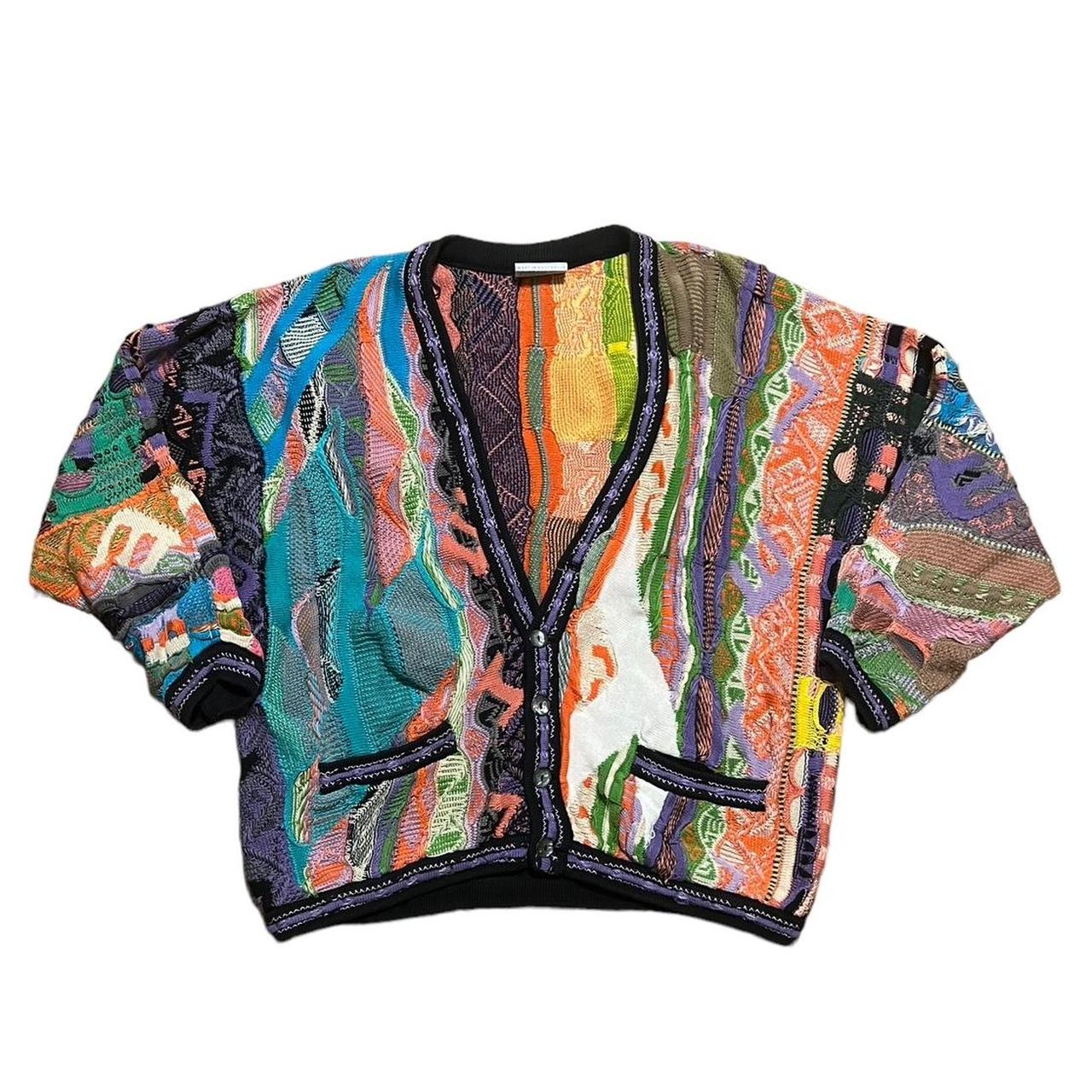 Vintage 90s Coogi Australia Cardigan Chest:... - Depop