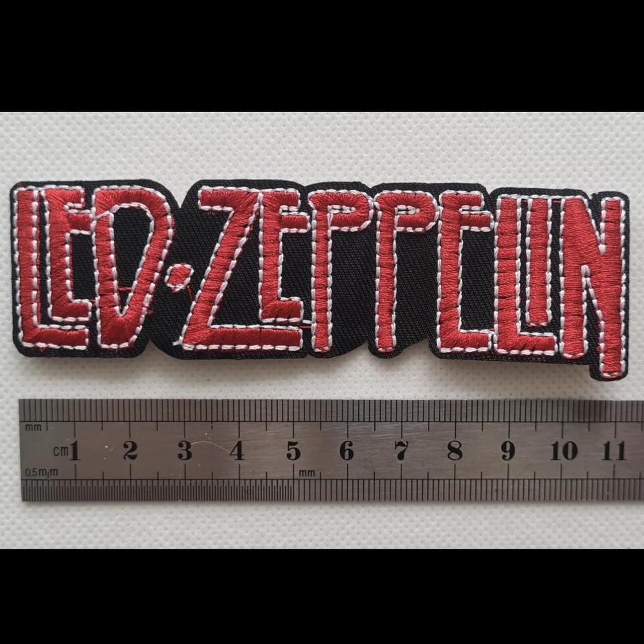 Black and red Led Zeppelin punk rock heavy metal... - Depop