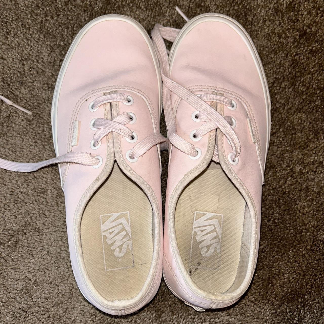 Light pink authentic shoe Vans. A little... - Depop