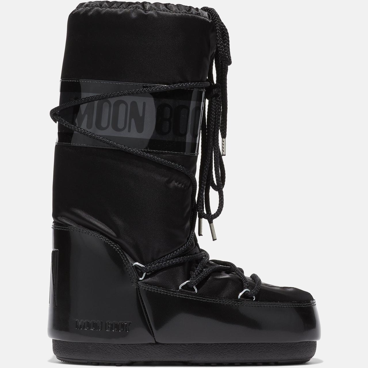 selling my iconic all black moon boots :’) soso... - Depop