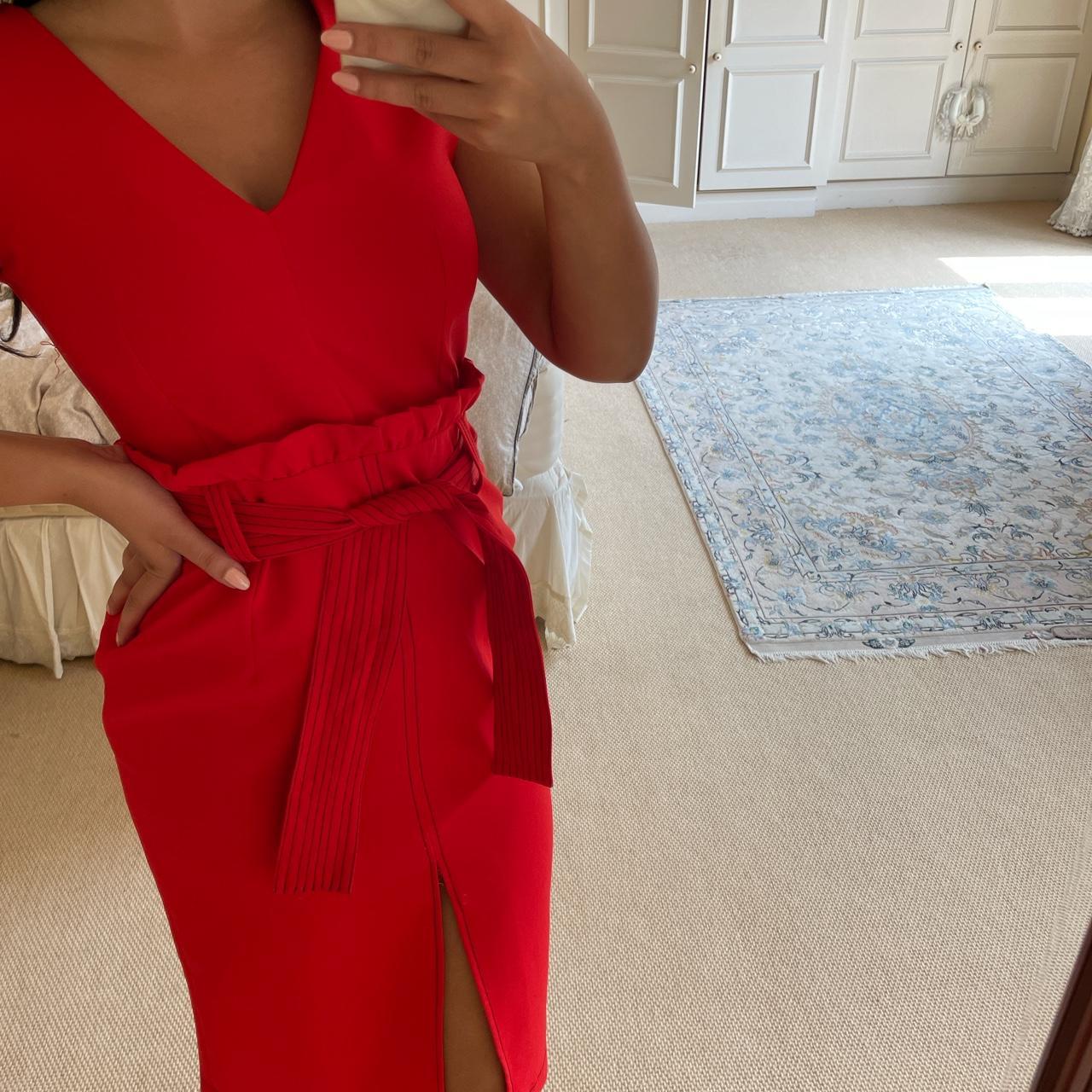 Zara Women's Red Dress | Depop