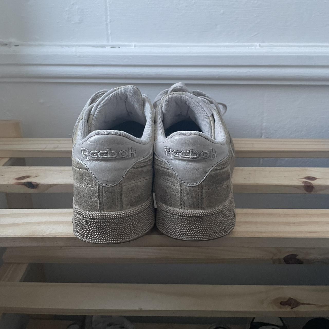 Reebok Club C Suede Beige Trainers - Depop