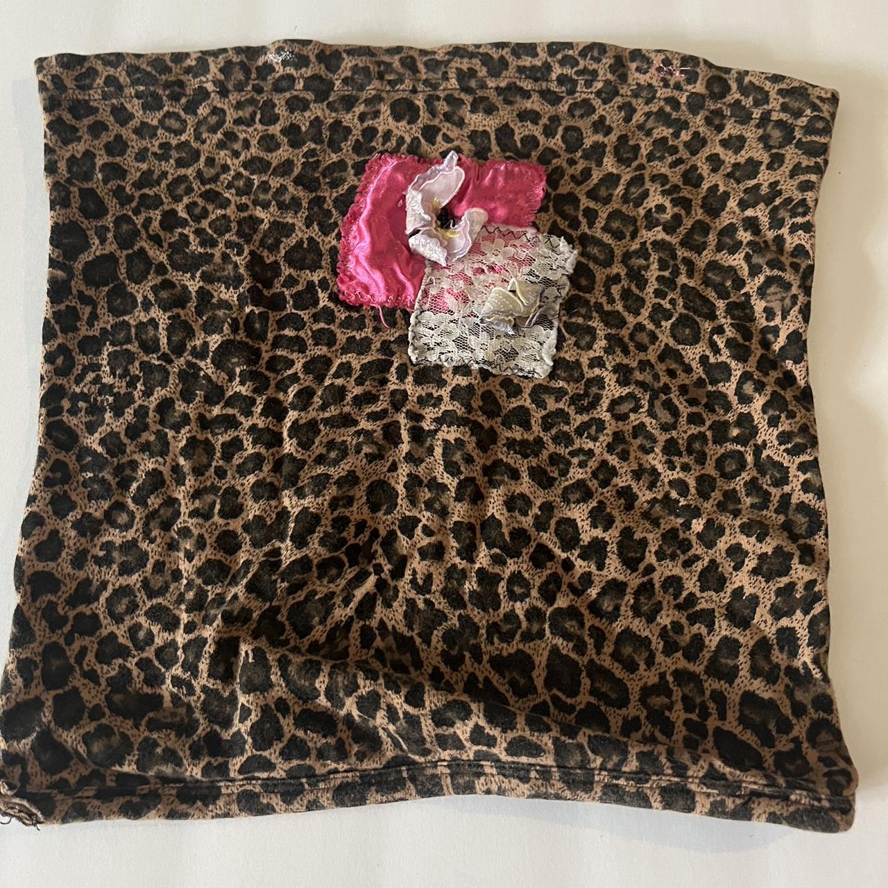 Butterfly tube top little rip on the side, not... - Depop