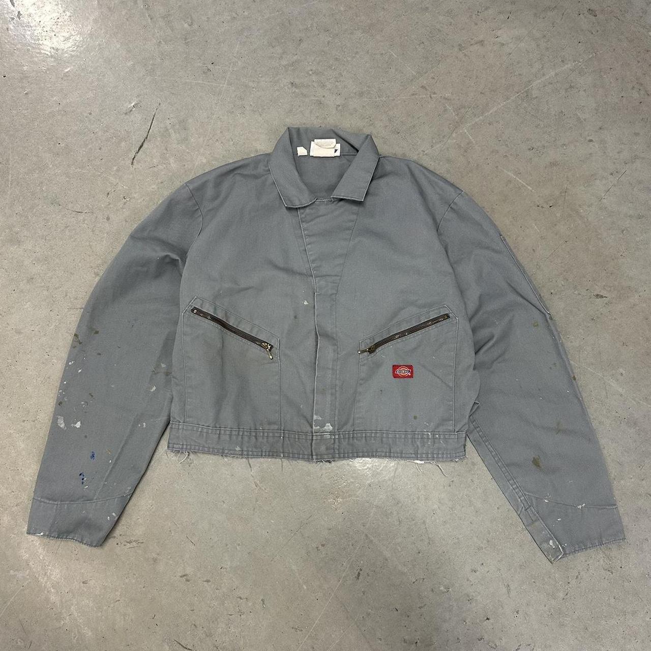 Vintage Cropped Dickies Work Jacket Measures 25 x... - Depop