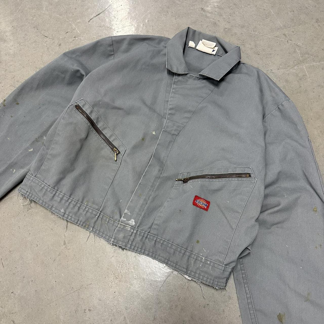 Vintage Cropped Dickies Work Jacket Measures 25 x... - Depop
