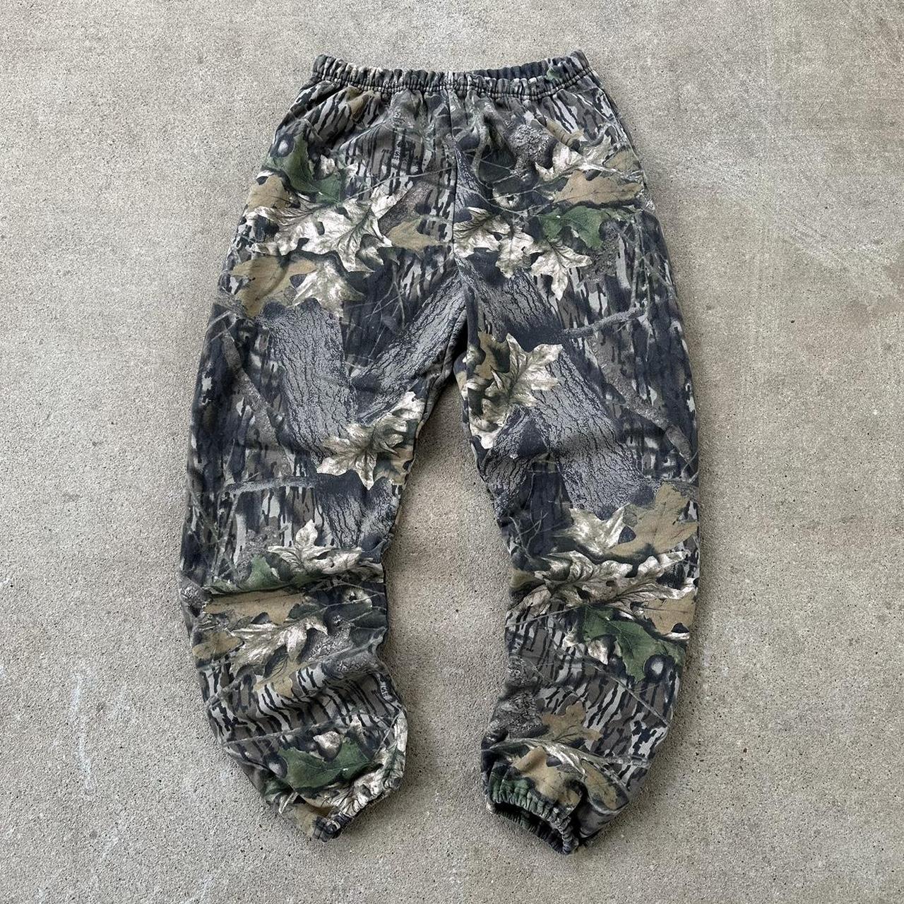 Vintage Real Tree Camo Sweatpants Tagged XL Waist... - Depop