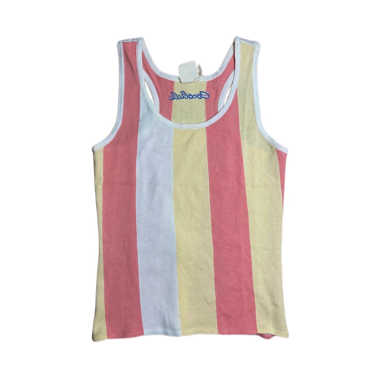 Women's Red and Yellow T-shirt | Depop