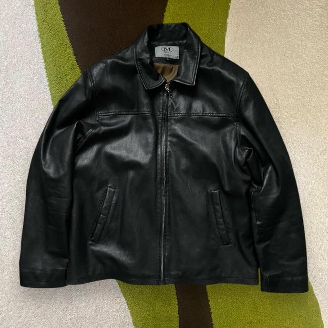 Vintage Morgan Genuine Leather Jacket Size:... - Depop