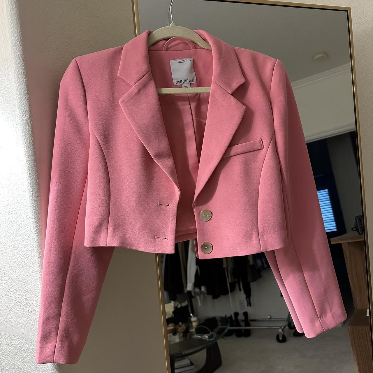 C/MEO Collective pink blazer 💕 Never worn, great... - Depop