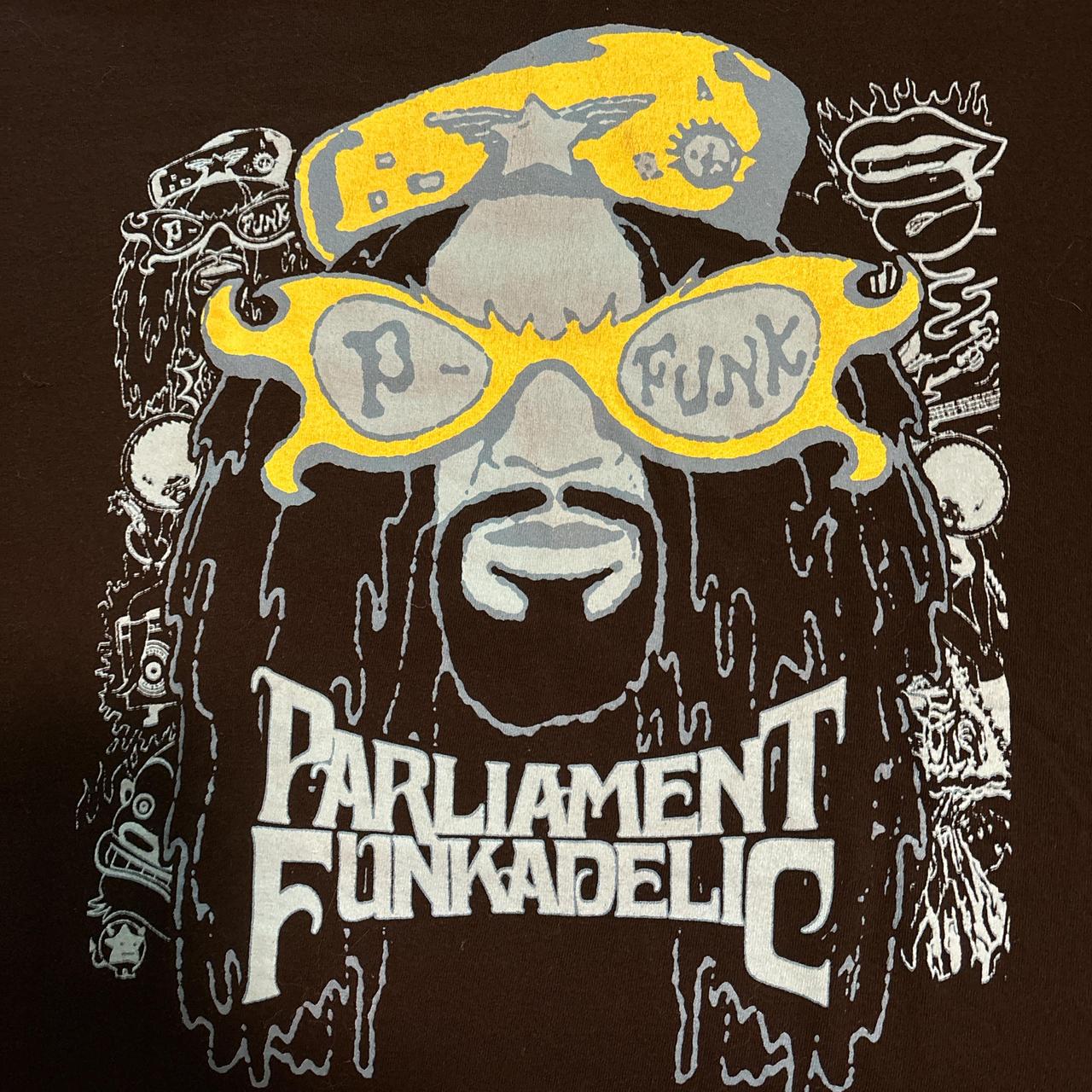 Parliament-Funkadelic tee- great graphics on both... - Depop
