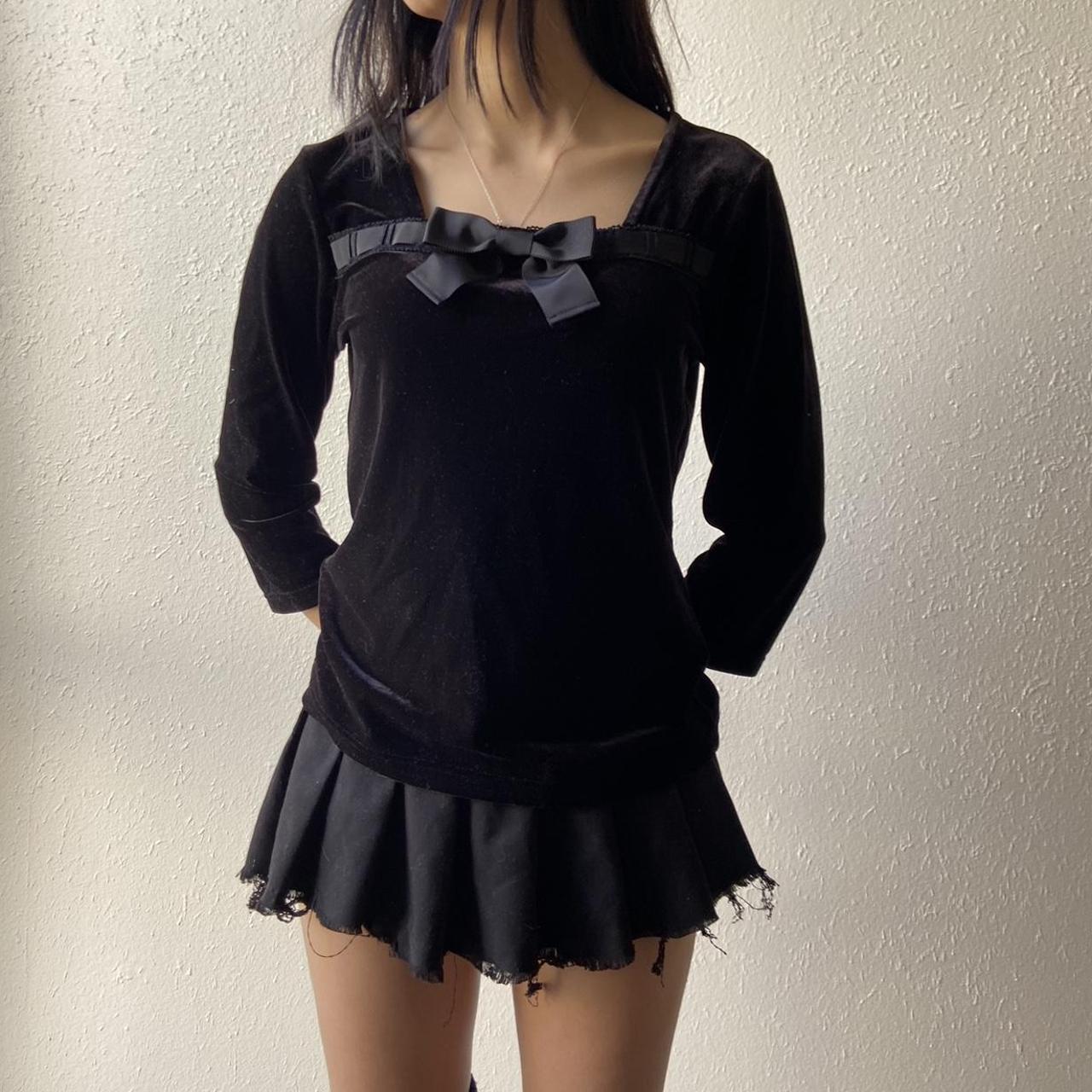 Bow-peep top 🎀 Vtg kawaii top by Japanese brand... - Depop