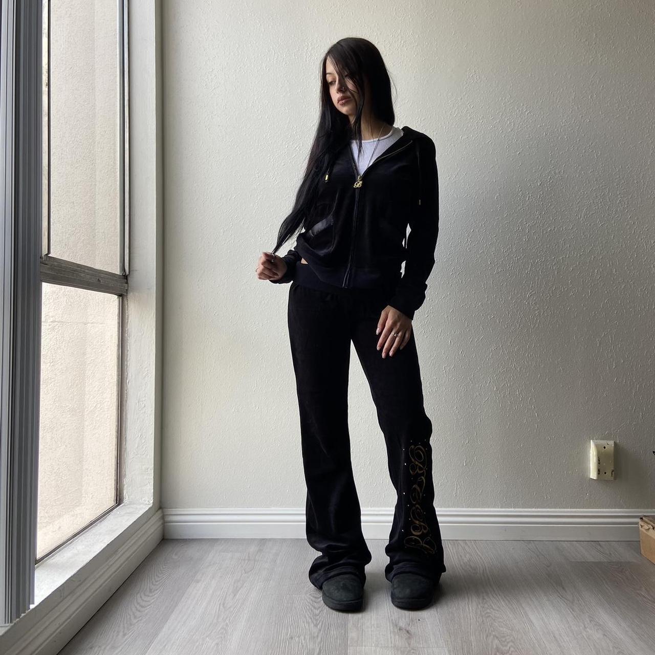 BCBG Tracksuit 2000’z Velour 2-Piece Set Brand... - Depop