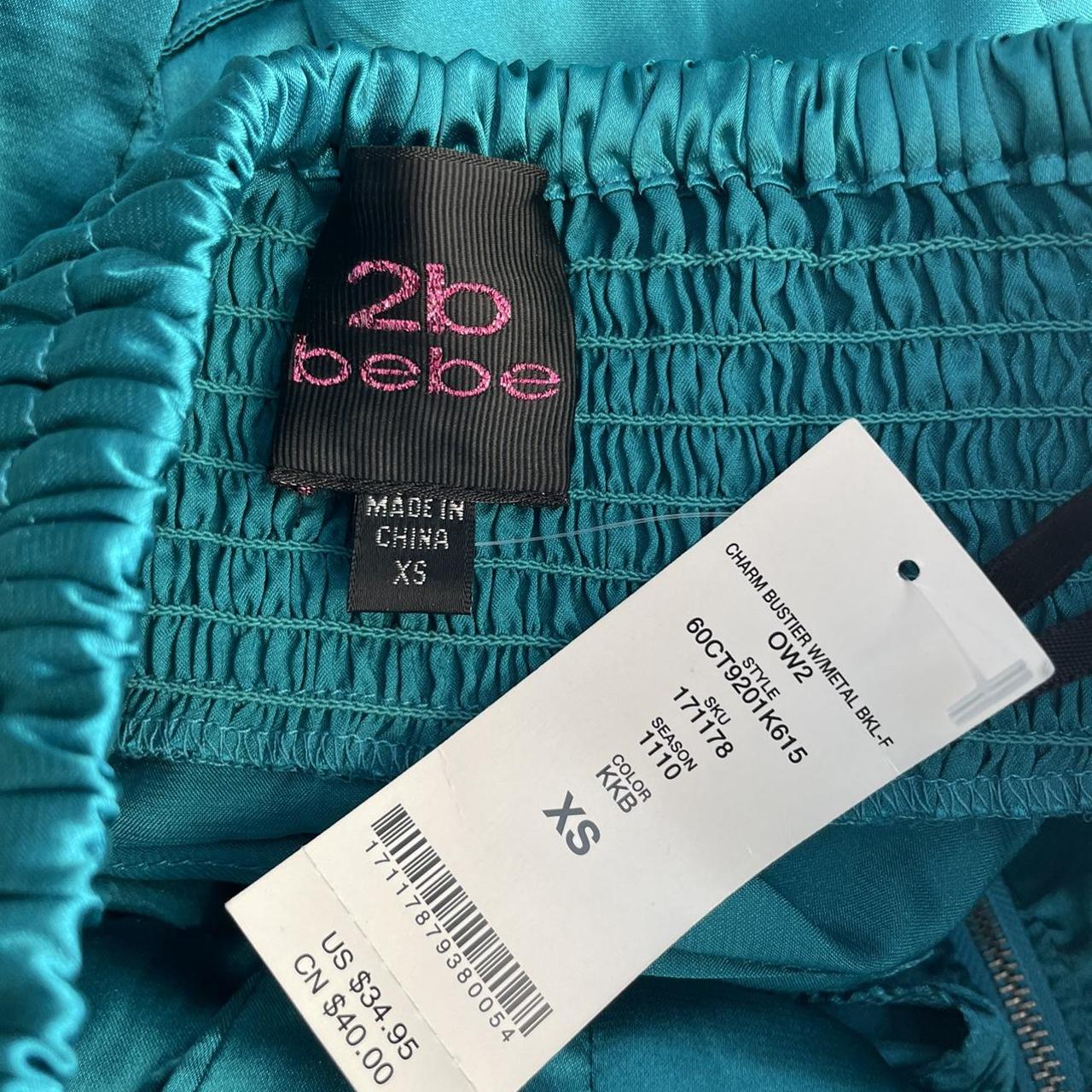 the cutest strapless top from bebe brand new with... - Depop