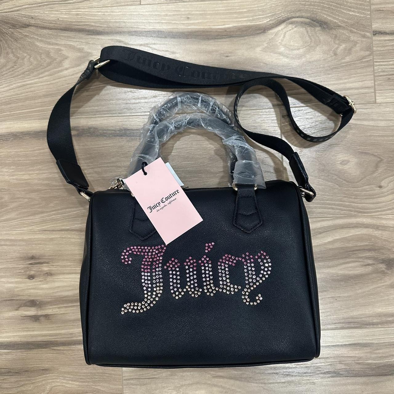 Black bling juicy bag Retail 99$ Brand new with tags - Depop