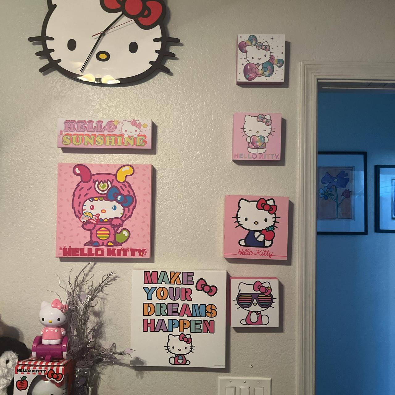 hello kitty decor signs i can bundle these with... - Depop