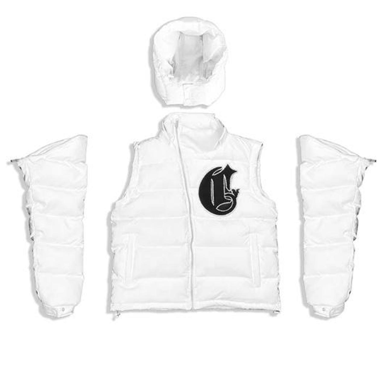 WHITE MATTE CORVIDAE PUFFER •SIZE M •CONDITION... - Depop