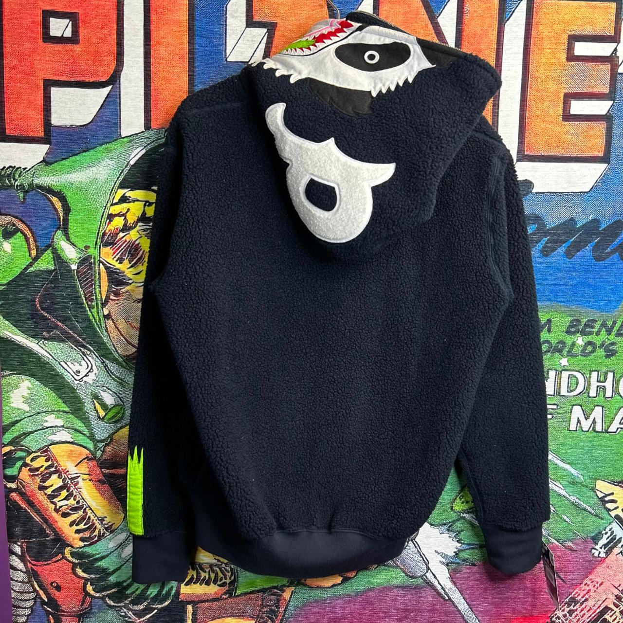Bape Bathing Ape Panda Sherpa Full Zip Size... - Depop