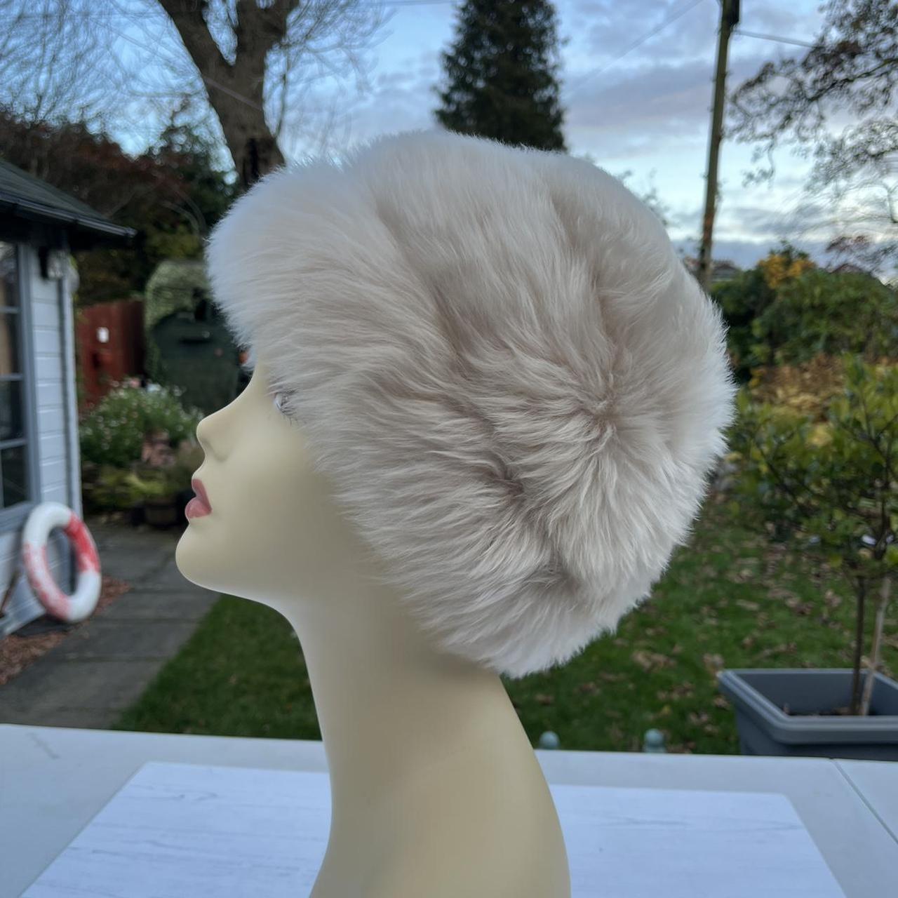 Vintage Natural Soft Lamb Fur Hat Made In Italy - Depop
