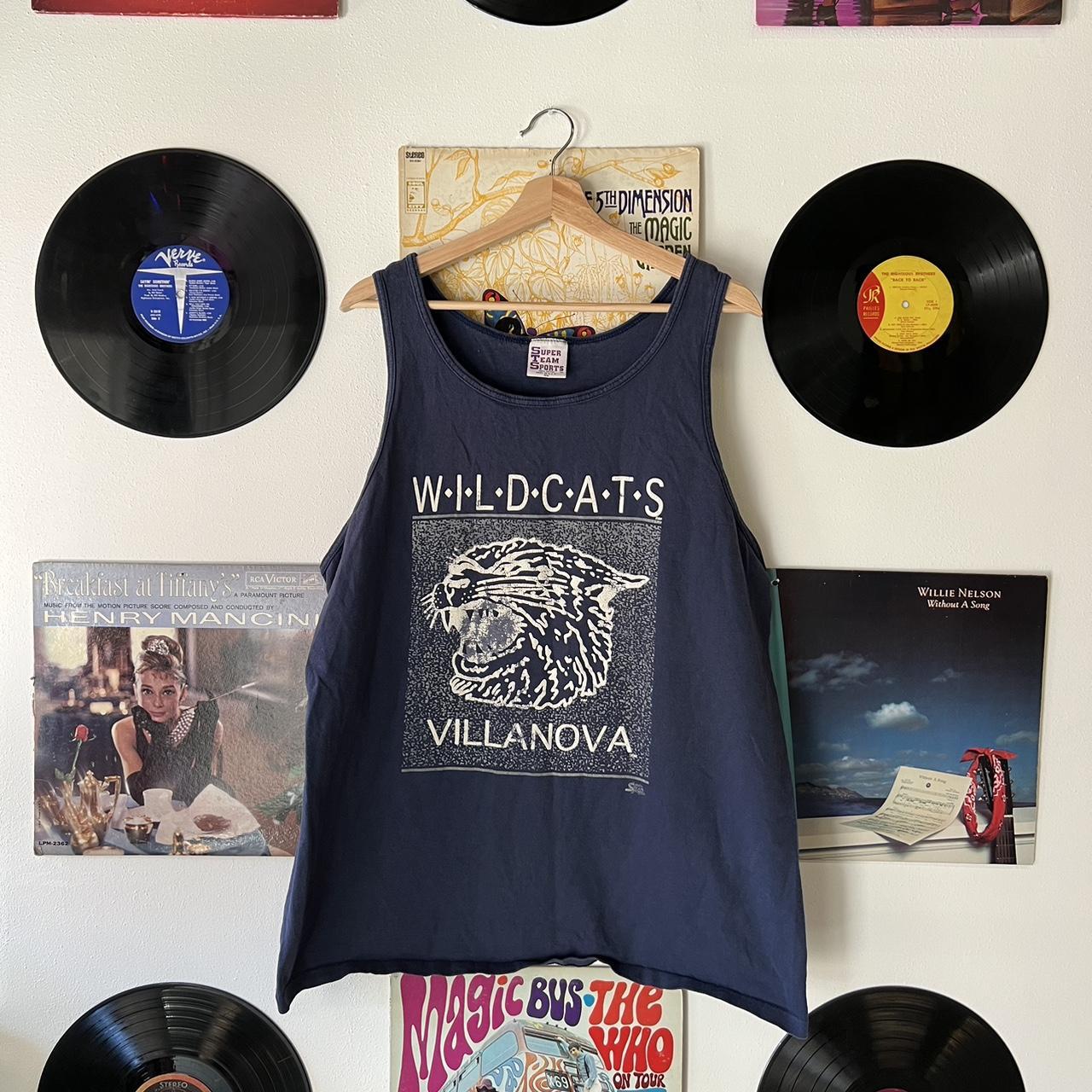 Vintage 90s Villanova Wildcats Collegiate Tank... - Depop