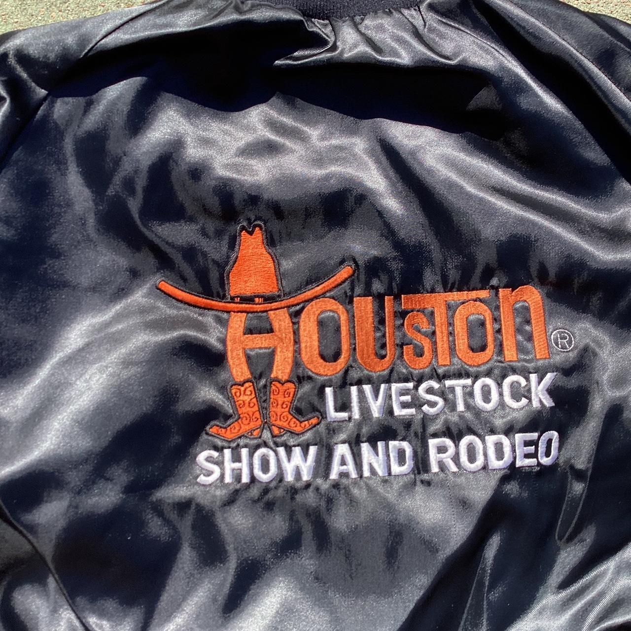 Vintage Houston Livestock Show and Rodeo jacket size Xl - Depop