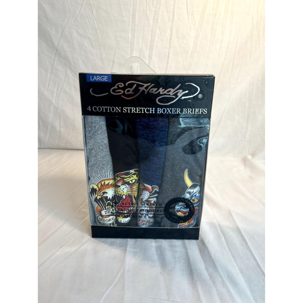Ed Hardy Boxer Briefs Size: Large Mens Color:... - Depop