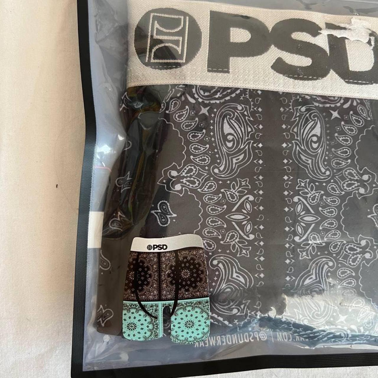 PSD Underwear Men's Blue and Black Boxers-and-briefs | Depop