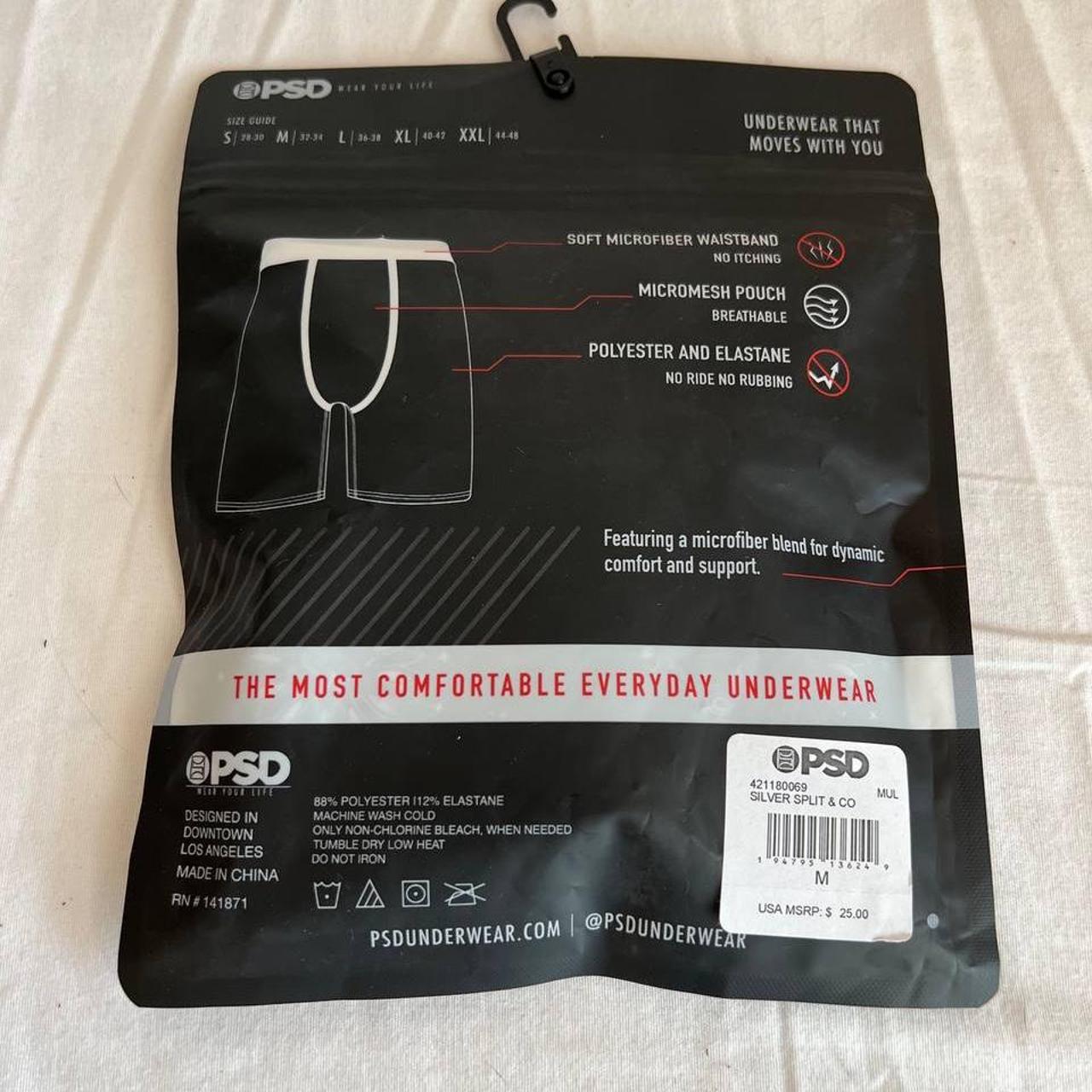 PSD Underwear Men's Blue and Black Boxers-and-briefs | Depop