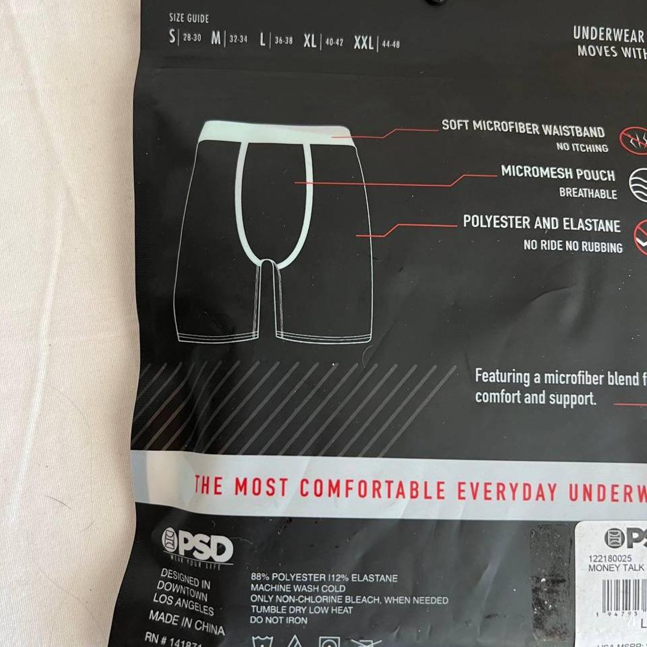 PSD Underwear Men's Black and Blue Boxers-and-briefs | Depop