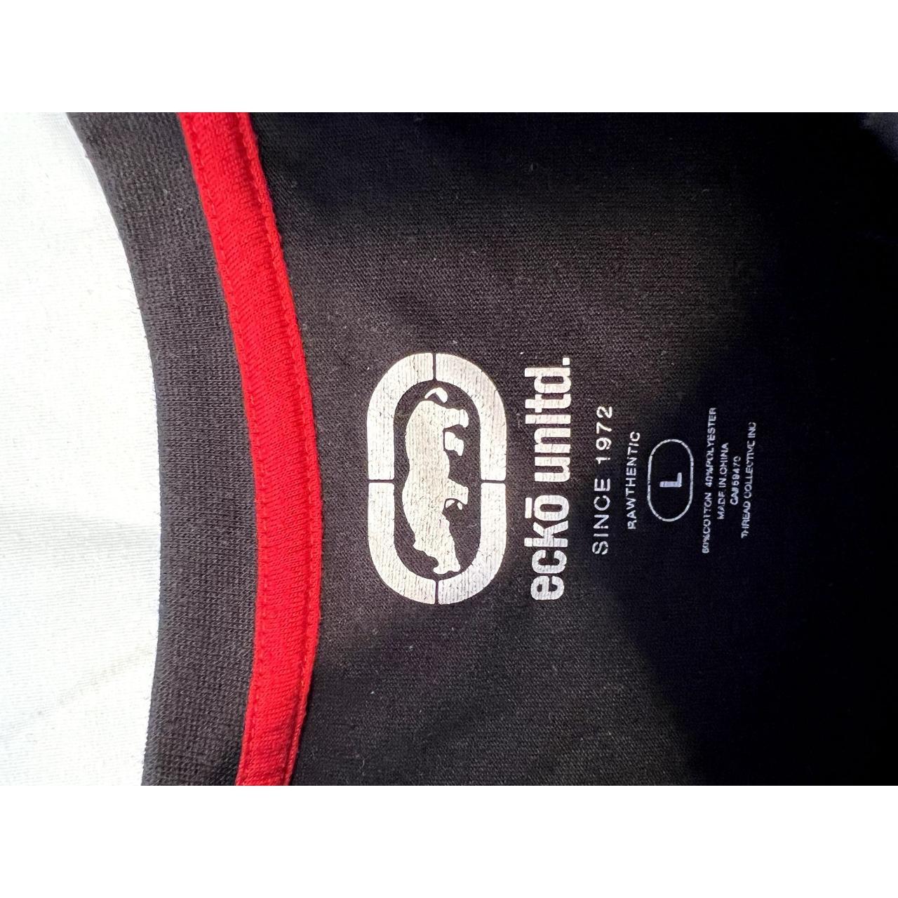 Ecko Unlimited Graphic -Shirt Size: Large Mens Pit... - Depop