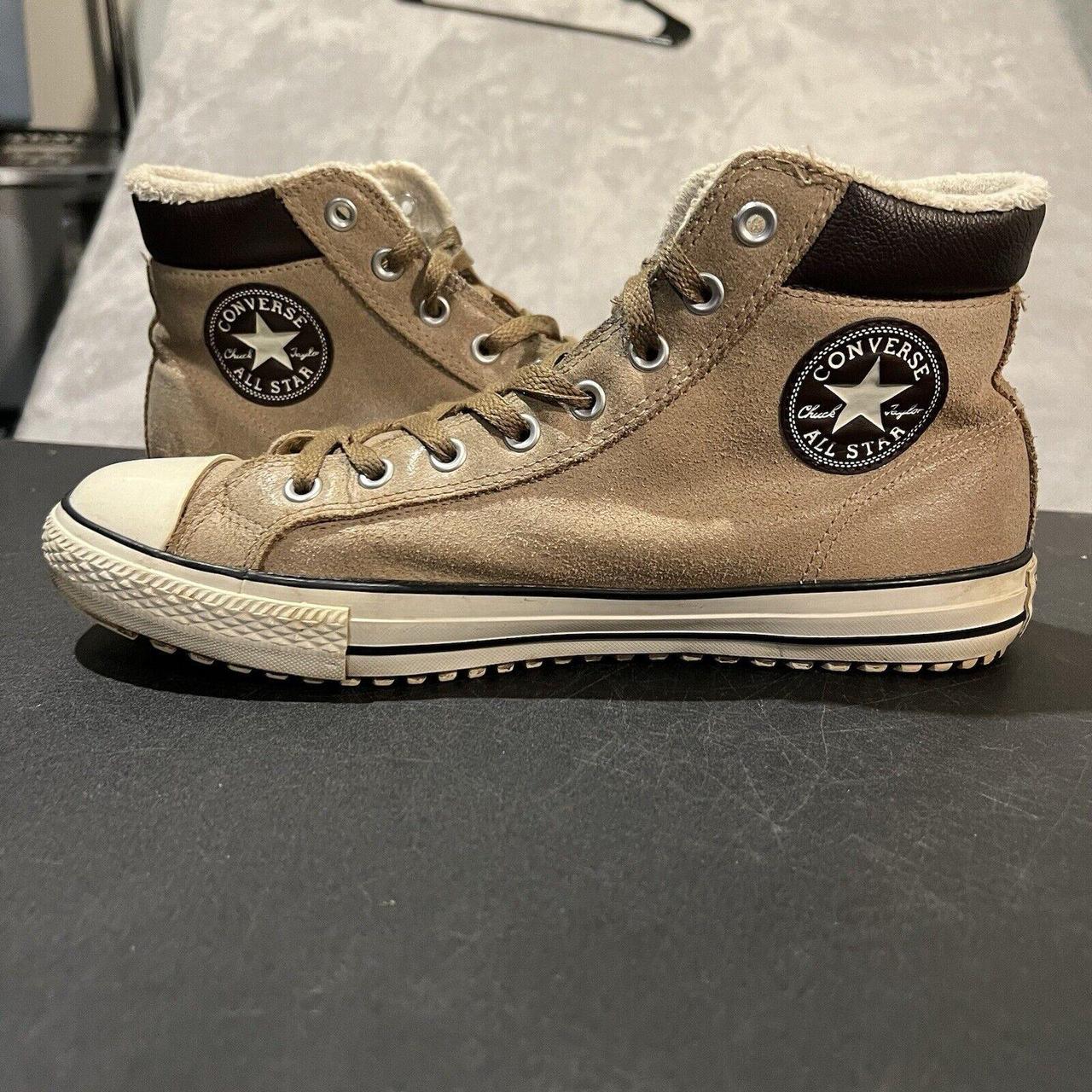 Converse Chuck Taylor All Star Hi Leather Size: 12... | Depop