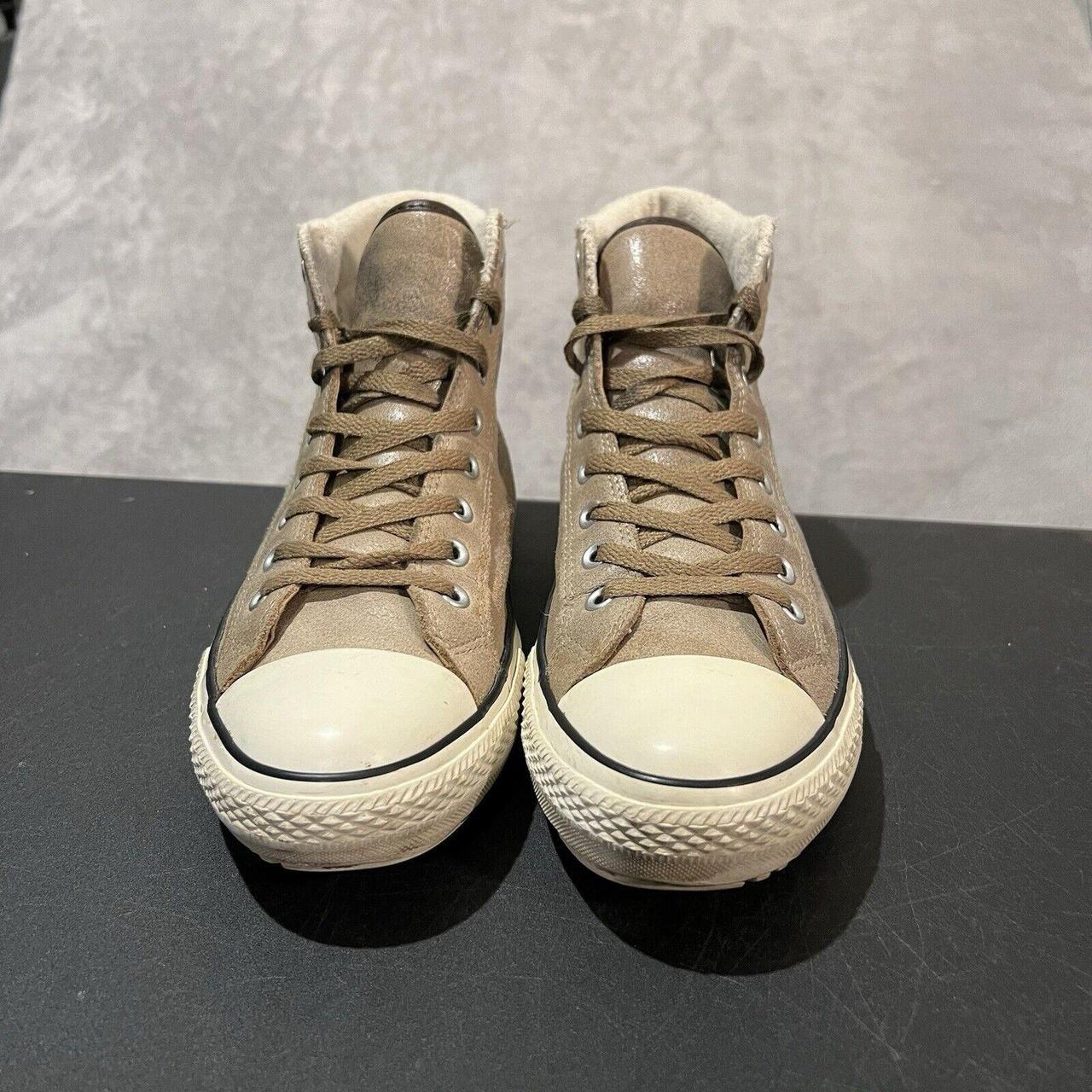 Converse Chuck Taylor All Star Hi Leather Size: 12... | Depop