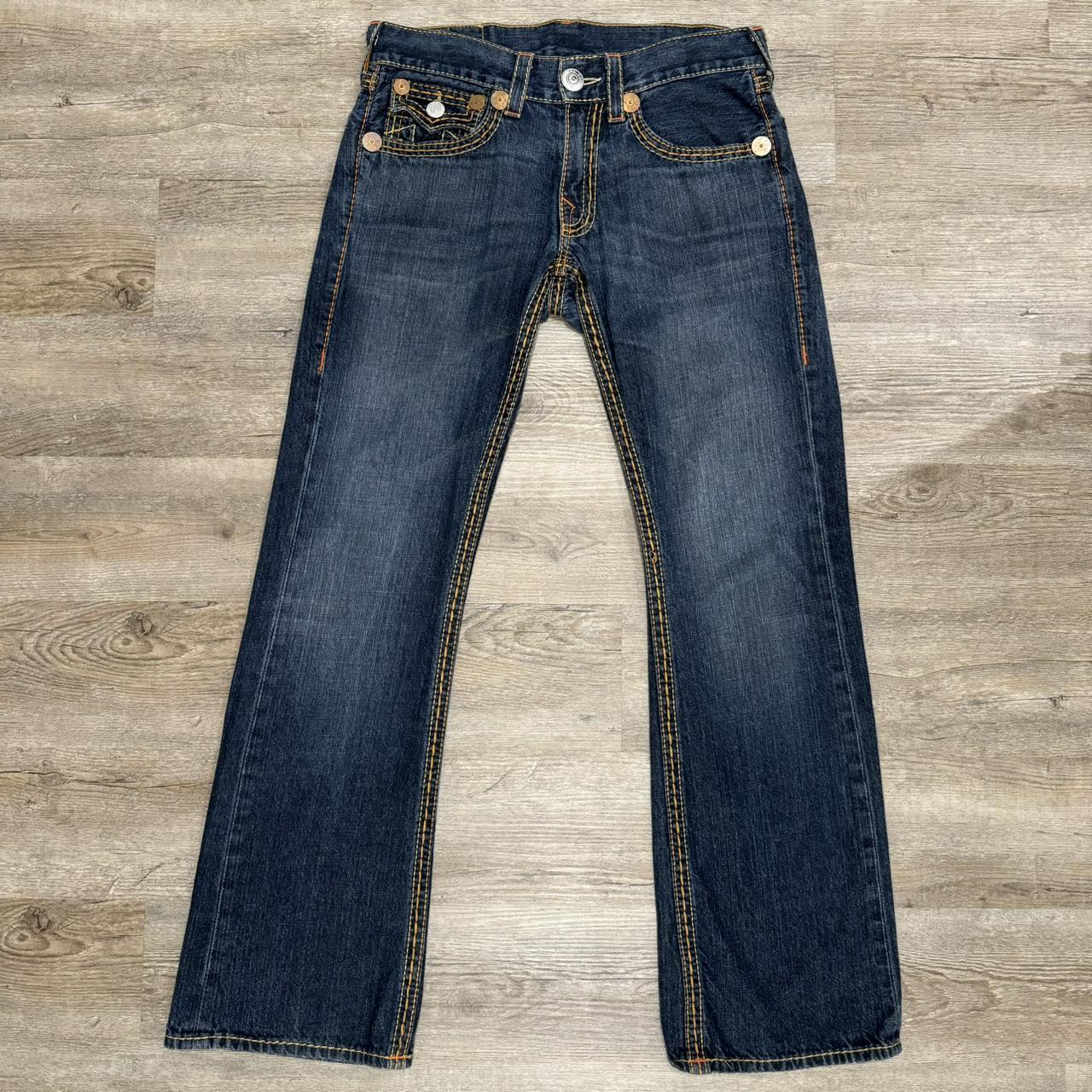 True Religion Bootcut THICK STITCHING Made In USA... - Depop