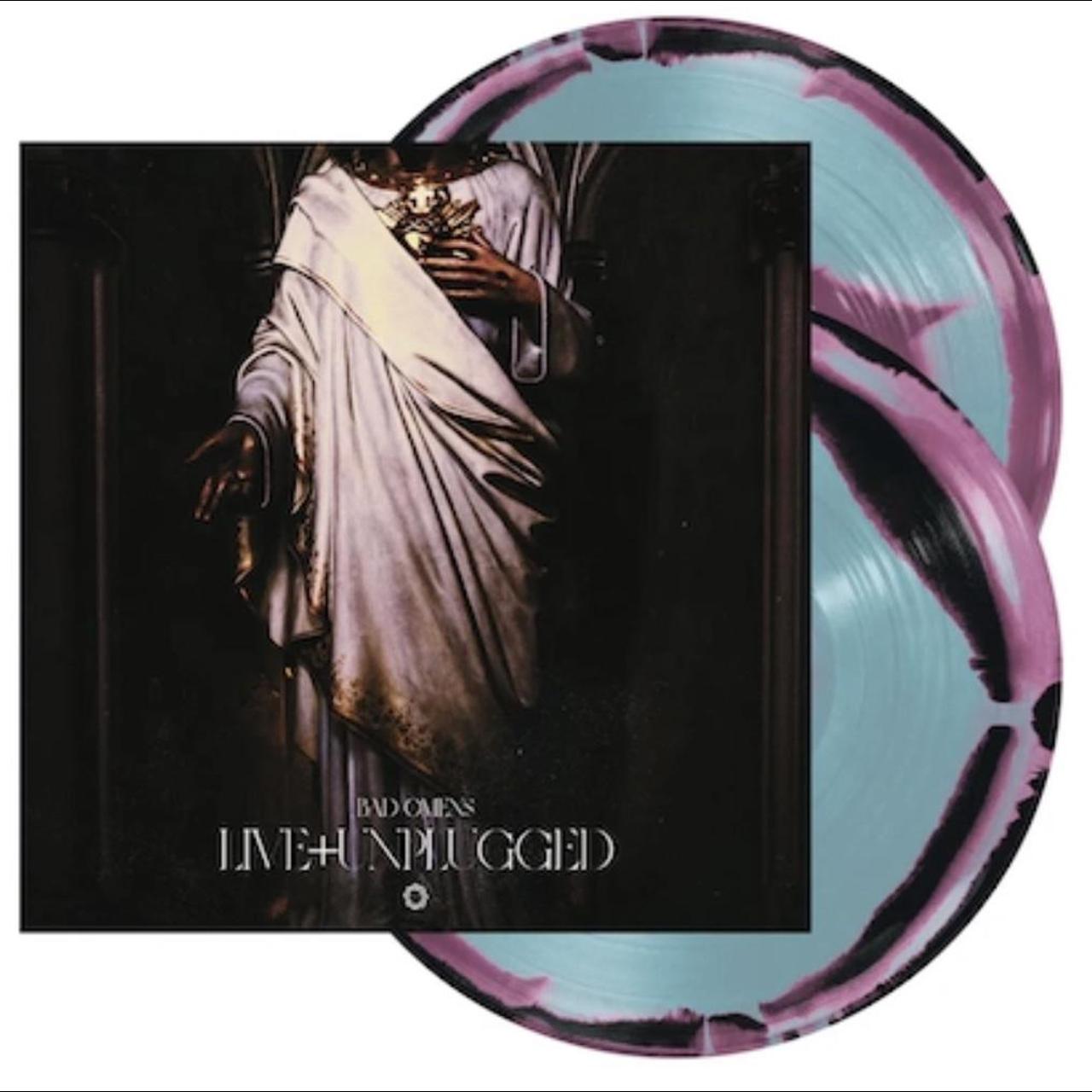 Bad Omens Live + Unplugged Vinyl Neon Magenta With... - Depop
