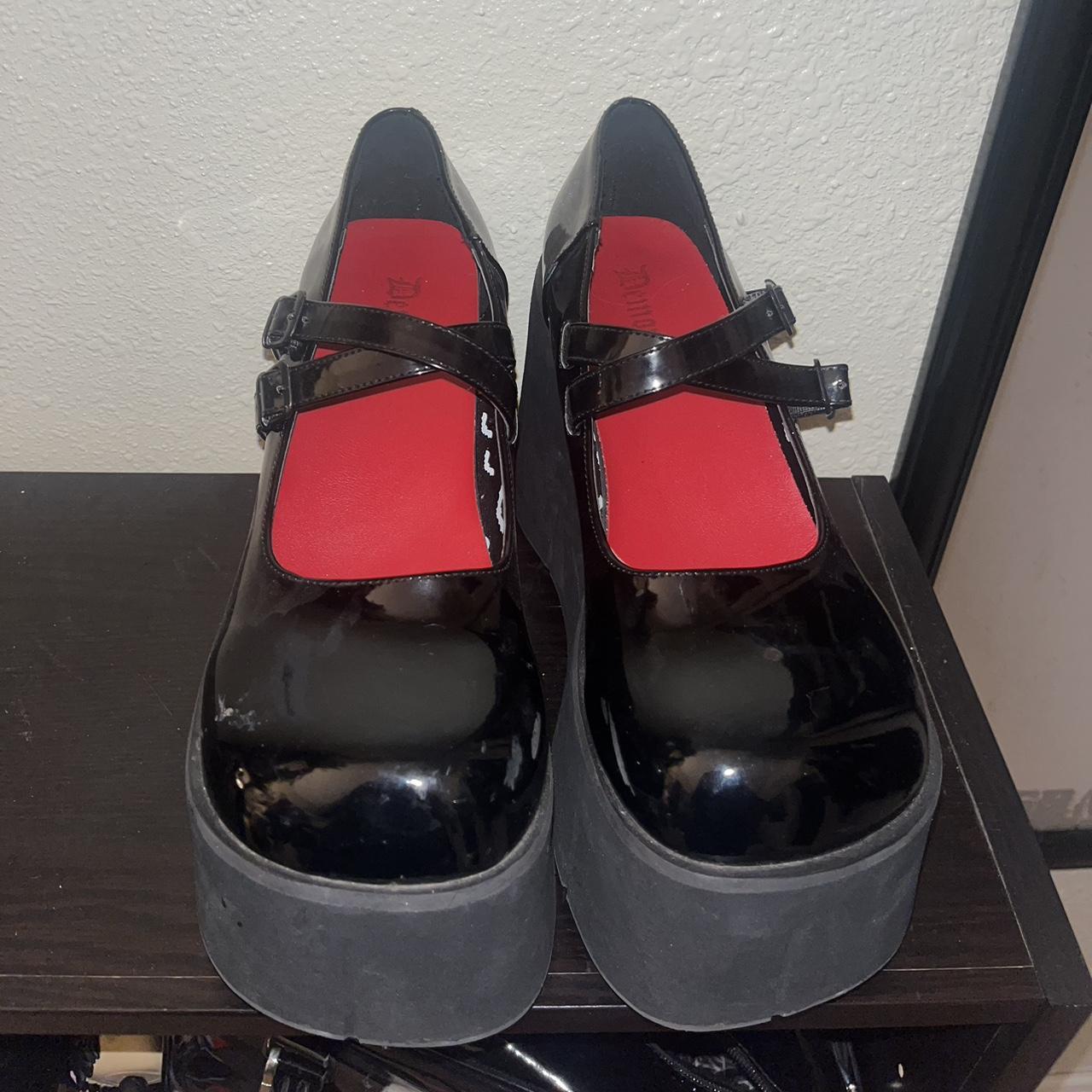 Demonia Kera 08 Platform mary janes Size 10 Message... - Depop