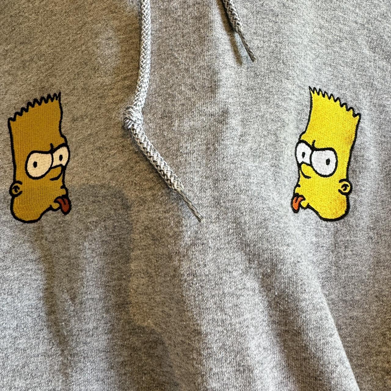 ATMOS LABS X Simpsons Grey Bart jumper 8/10... | Depop