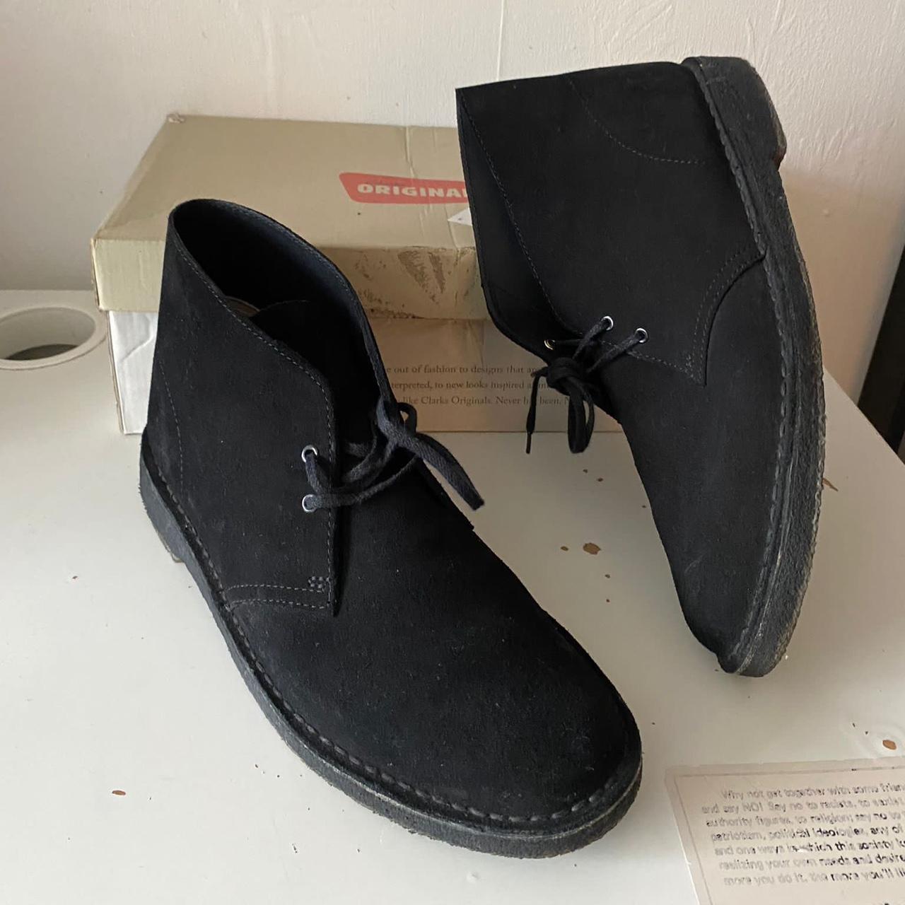 Dessert Clarks Originals Black Condition 8/10 UK9 - Depop