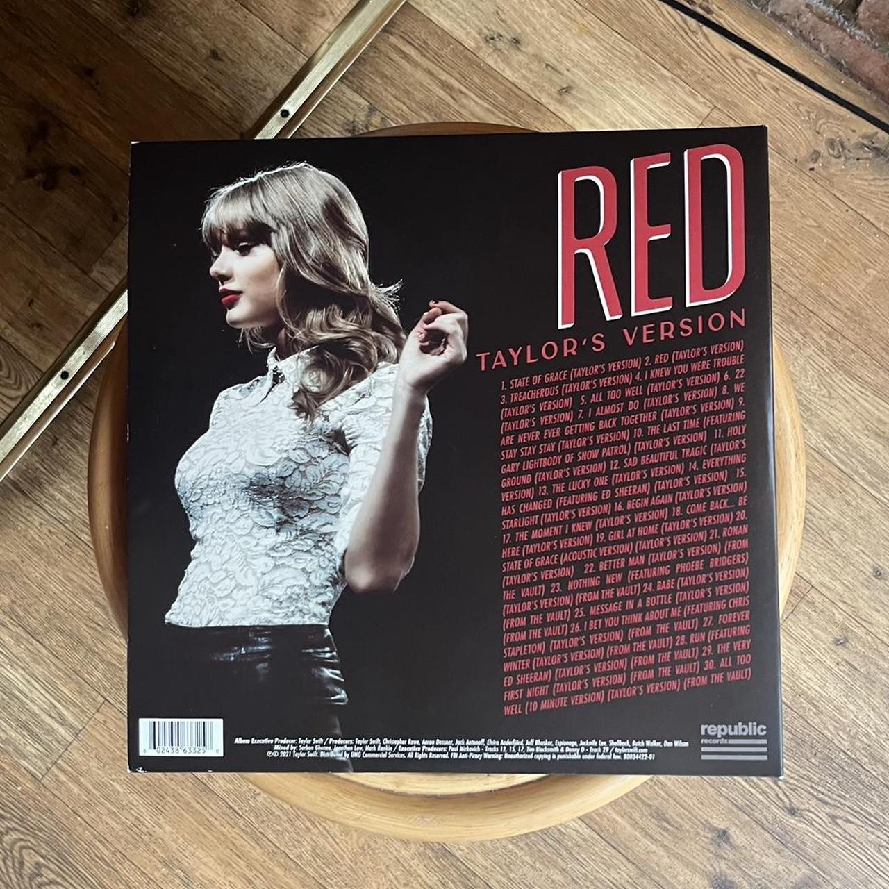 taylor swift red taylor’s version 4lp vinyl!!... - Depop