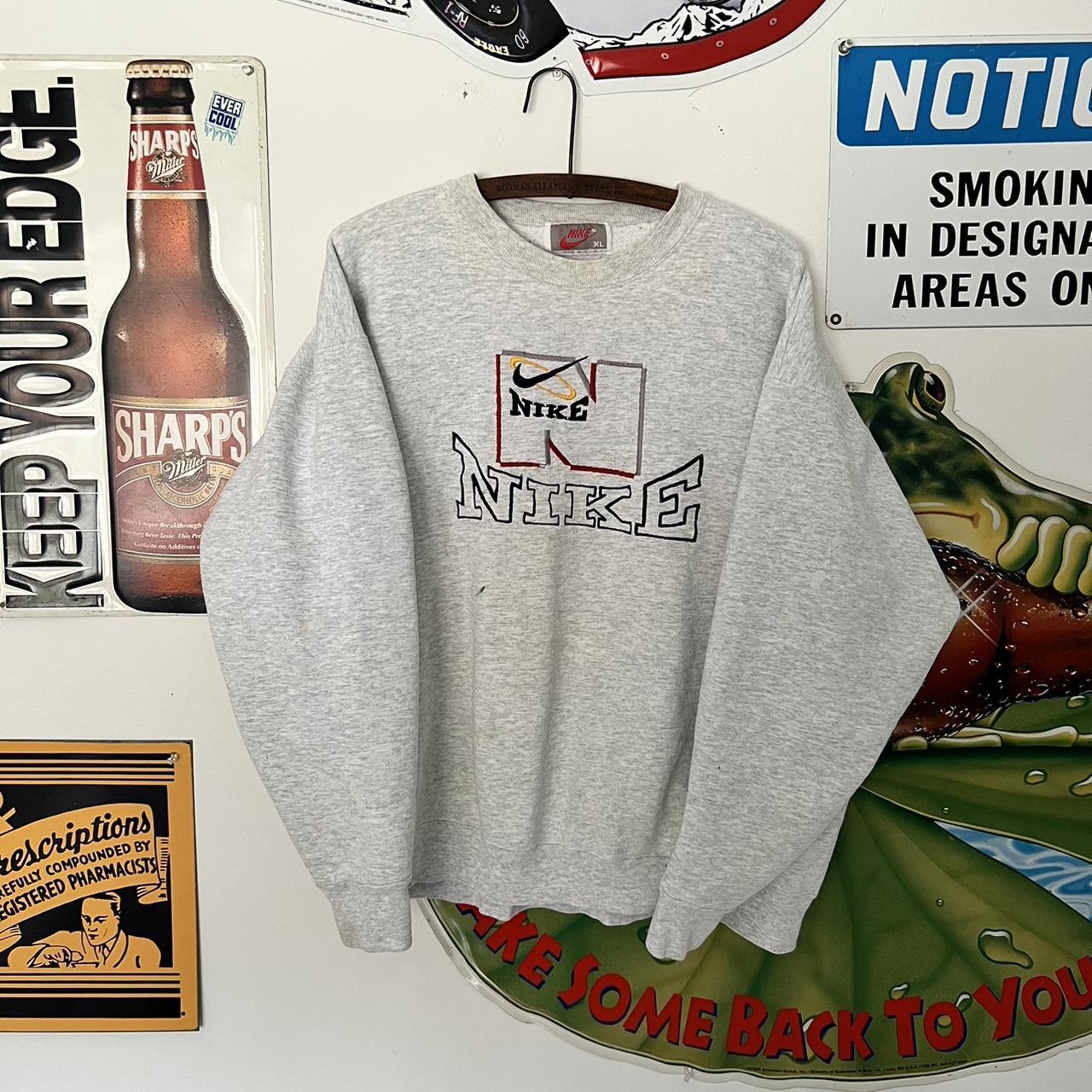 Vintage 1990s essential Nike bootleg essential... - Depop