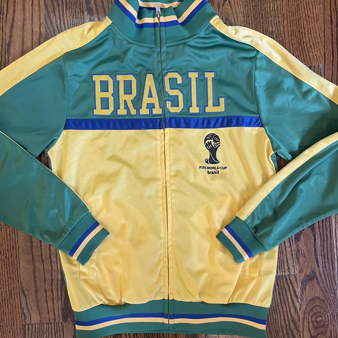 Women's Yellow and Green Jacket | Depop