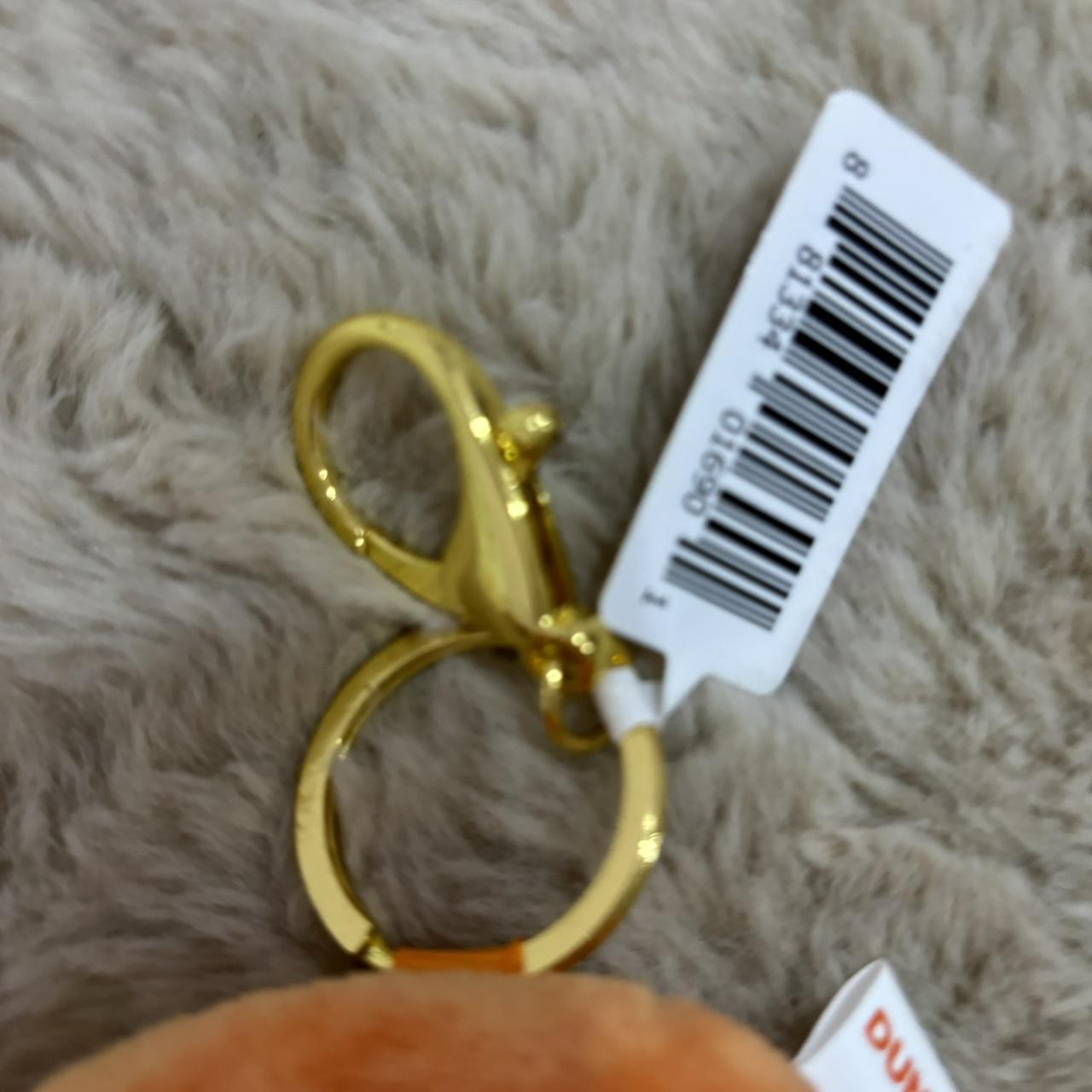 Dunkin’ Donuts spider plush keychain orange color... - Depop