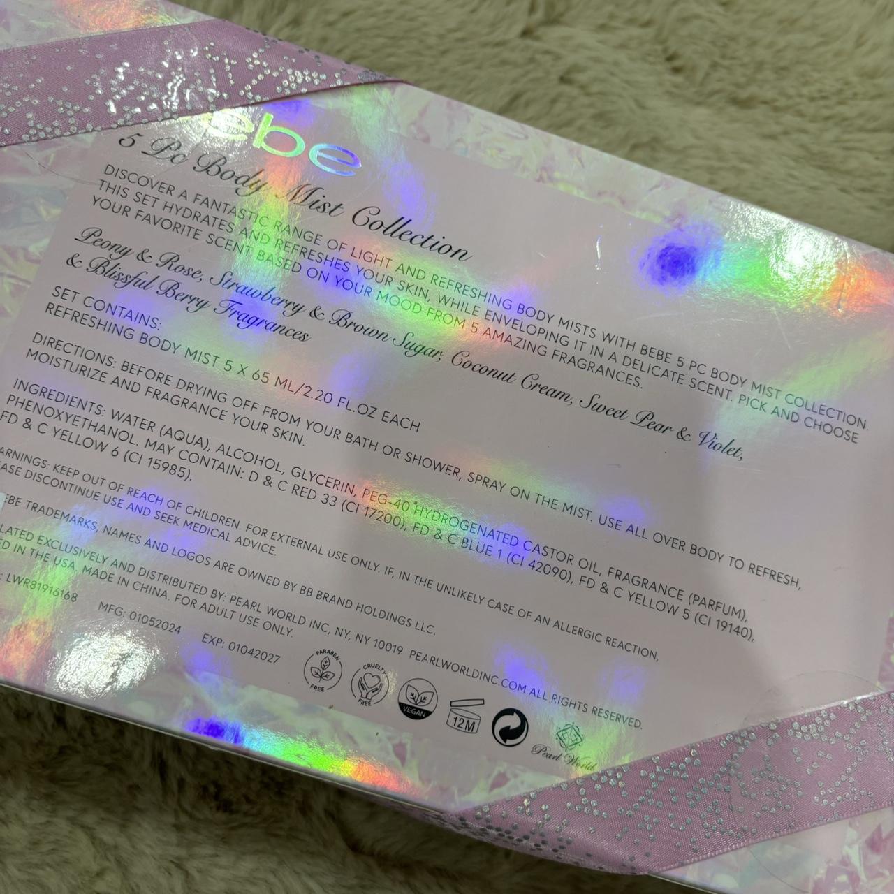 BEBE 5 pc Body Mist Collection Gift Set. Refreshing... - Depop