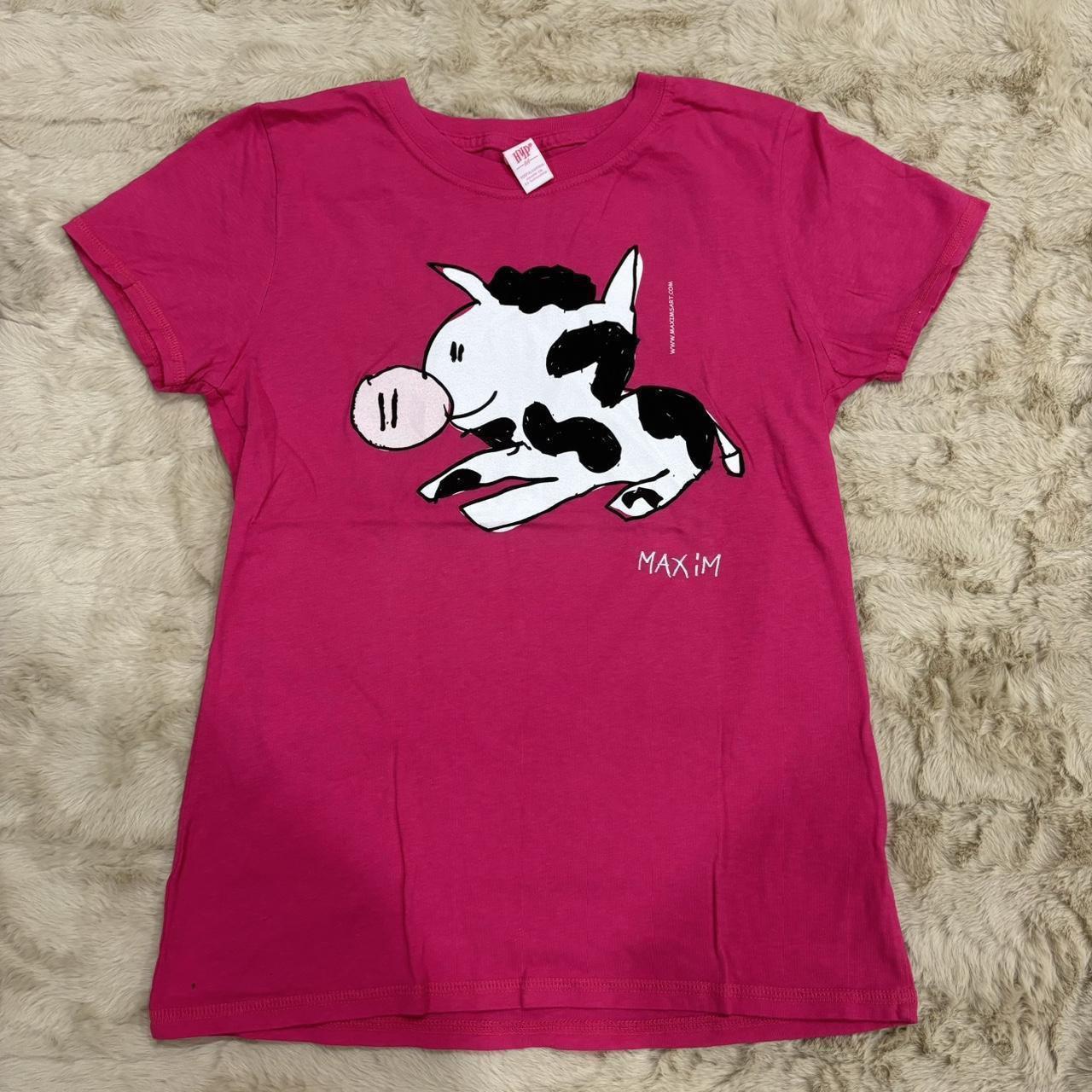 Cow drawing graphic design hand printed baby... - Depop