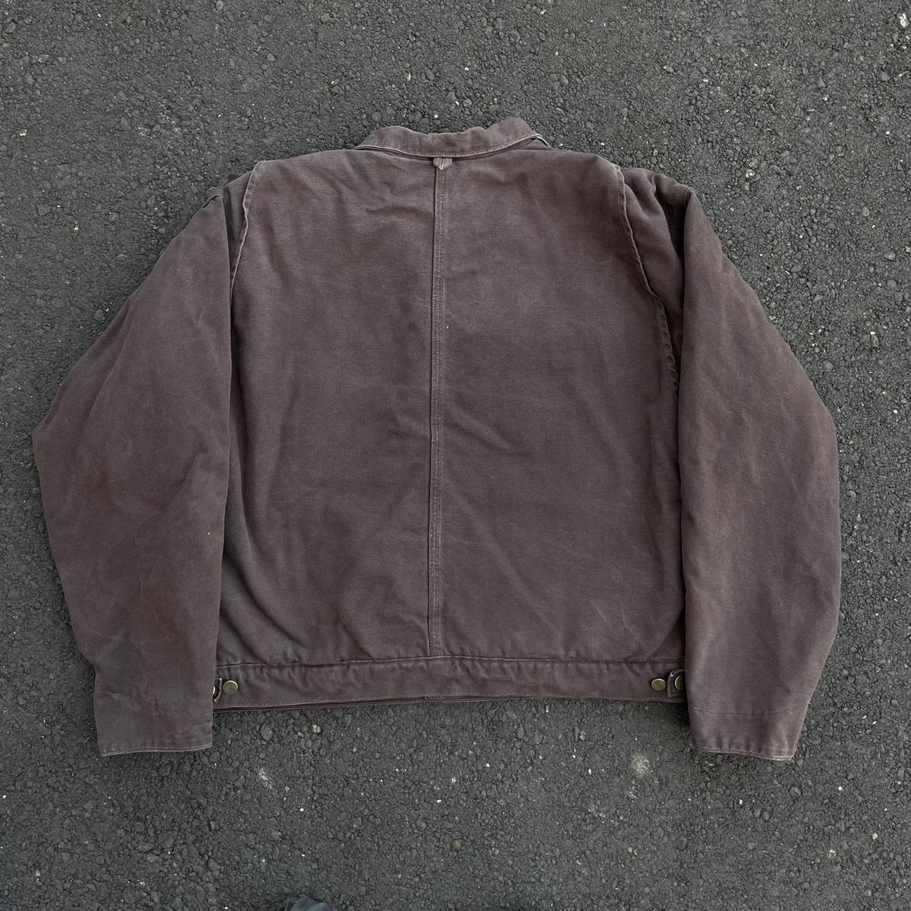 Vintage 90s plum carhartt Aztec Navajo lined jacket... - Depop