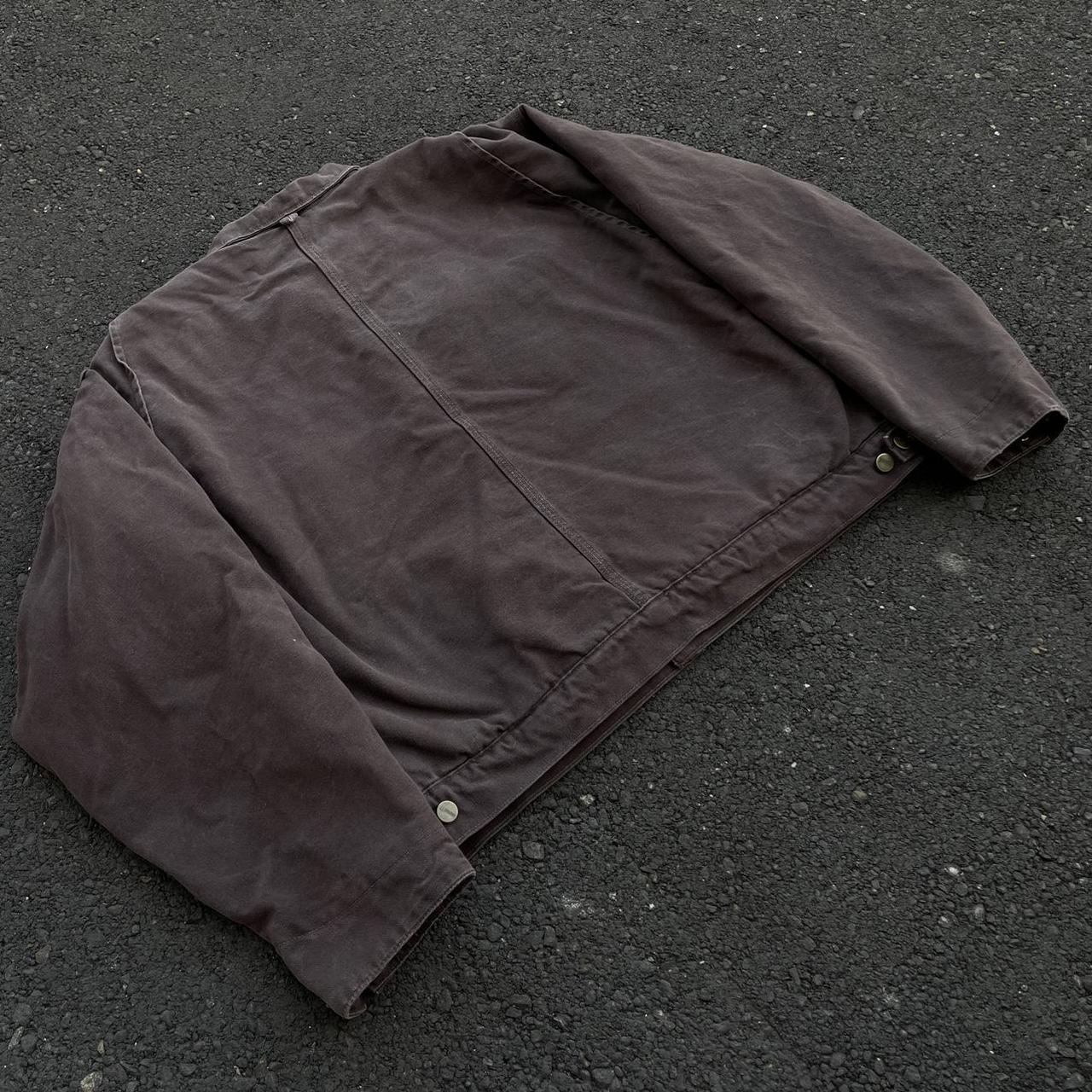 Vintage 90s plum carhartt Aztec Navajo lined jacket... - Depop