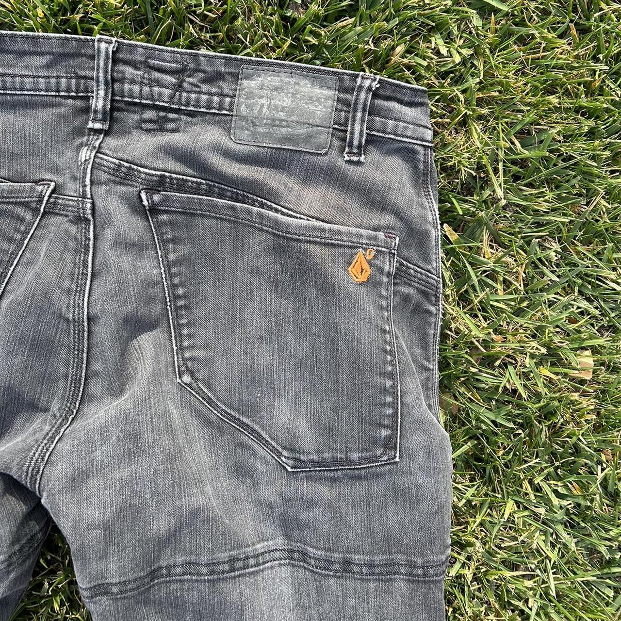 vintage volcom y2k skater style straight leg jeans... - Depop