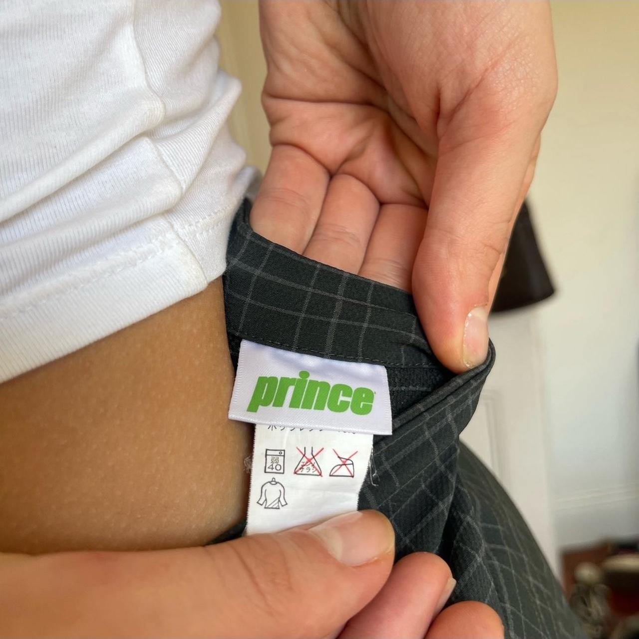 Prince the brand checkered wrap mini skirt Size 8 - Depop