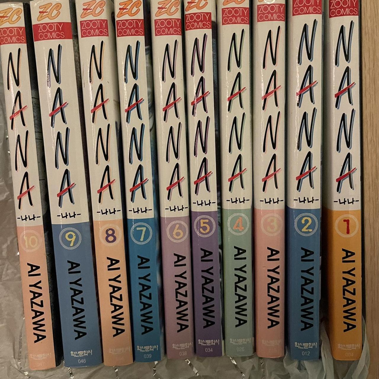 Nana manga books 1-10!!! Language: Korean 나나... - Depop
