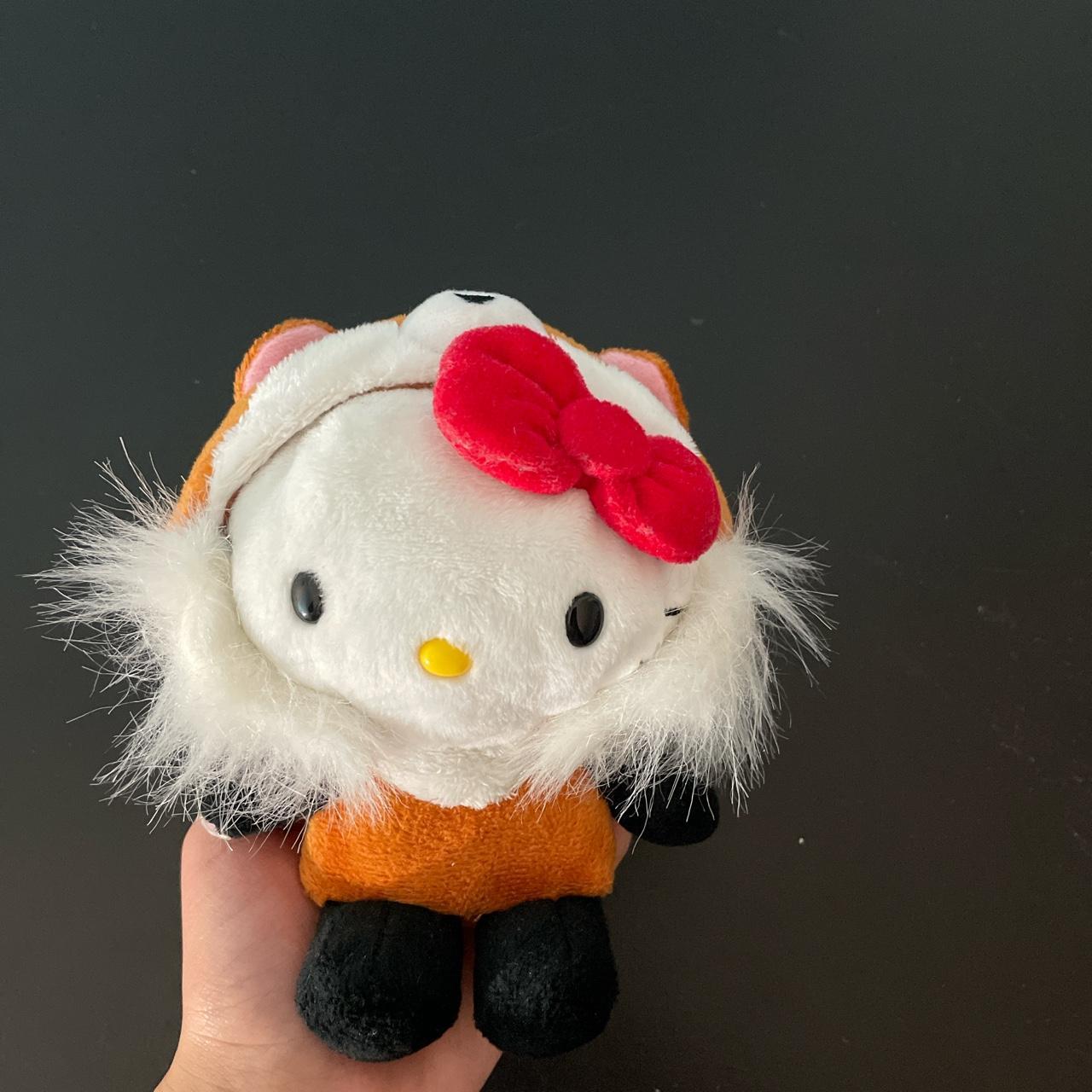 hello kitty plushie hello kitty as a fox fox hello... - Depop